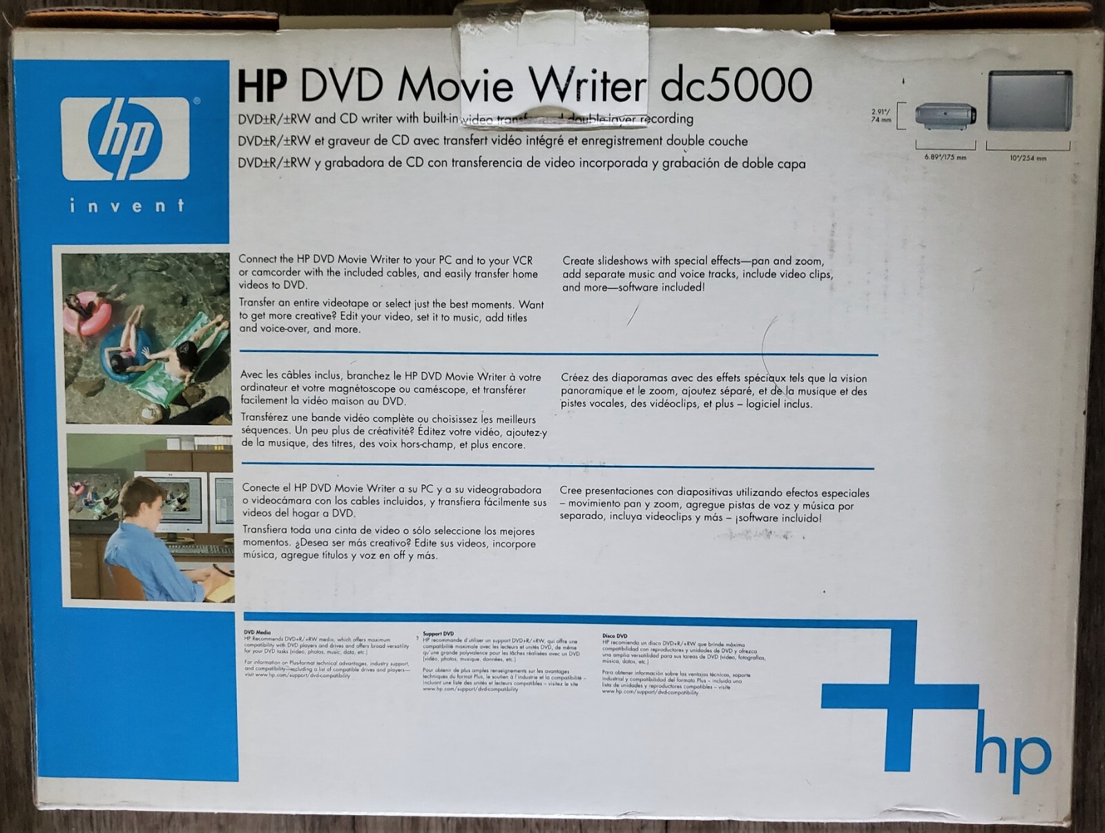HP DVD Movie Writer dc5000 External DVD Writer - Vintage | eBay