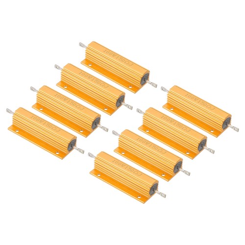 100W 150 Ohm Aluminum Shell Resistor, 8 Pack Aluminum Housing Resistor ...