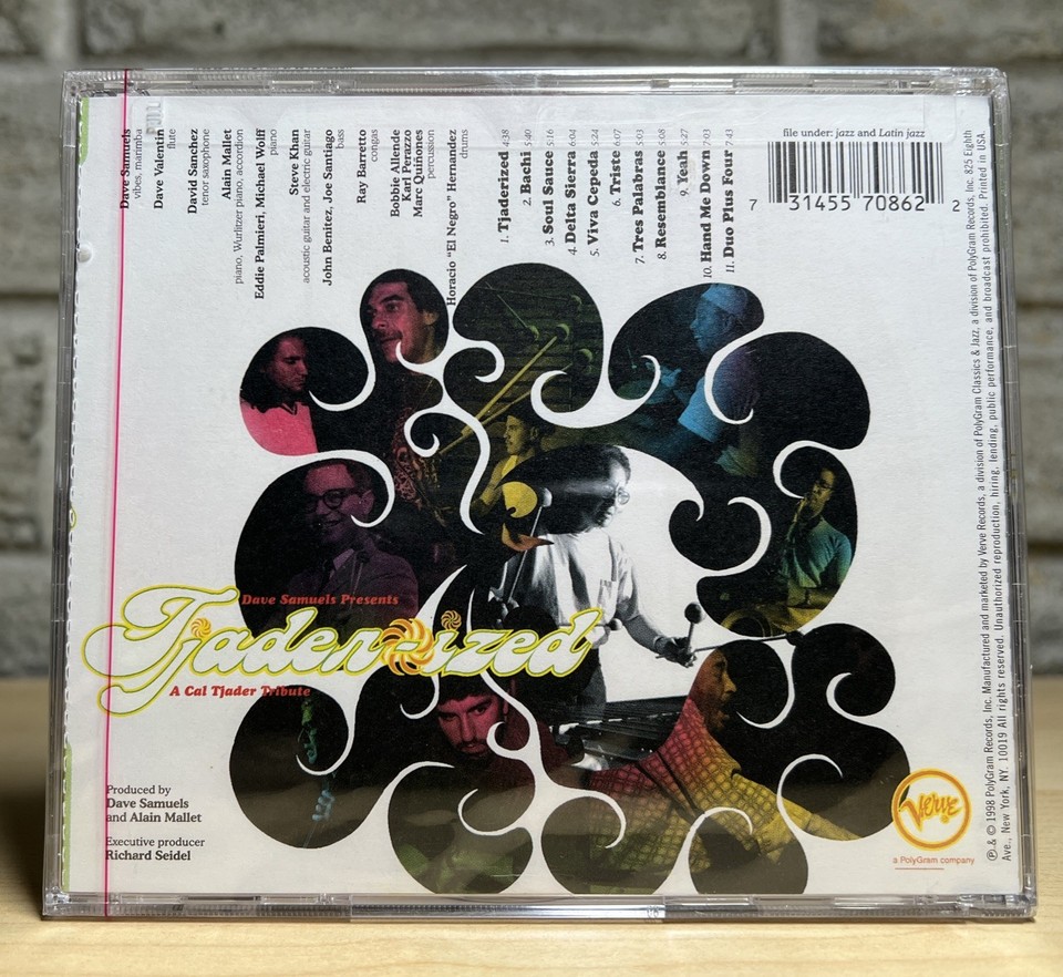 Dave Samuels Presents Tjader-ized: A Cal Tjader Tribute Verve 1998 NEW ...
