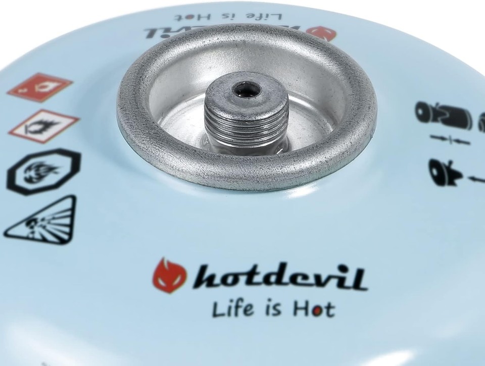 BlueFire Isobutane Fuel Canister Butane Propane Blend Fuel 100 Gram ...