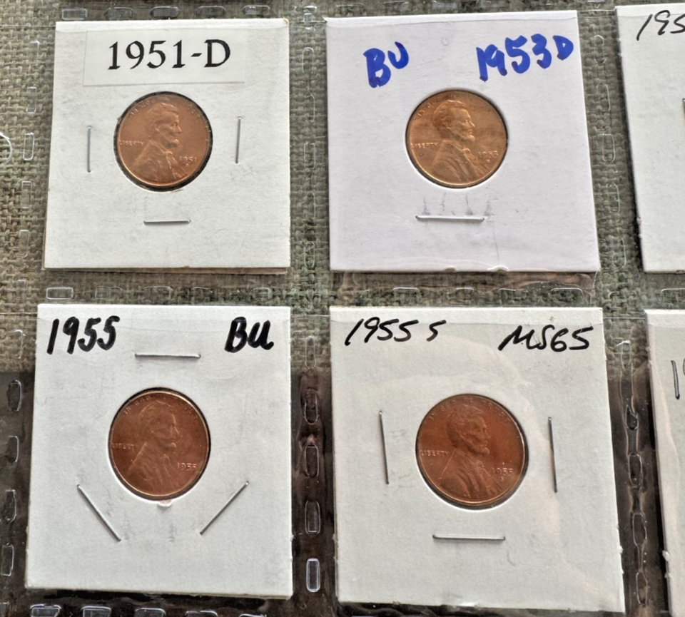 20 Lincoln Wheat Cents BU or Better * Estate Purchase * Great Upgrade ...