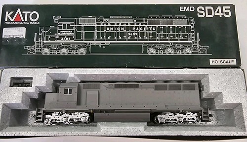 KATO HO Scale #37-1716 EMD SD45 Diesel Locomotive Undecorated. | eBay