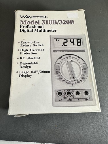 Vintage WAVETEK 310B/320B Digital Multimeter (Amp/Volt/Ohm) - NEW | eBay