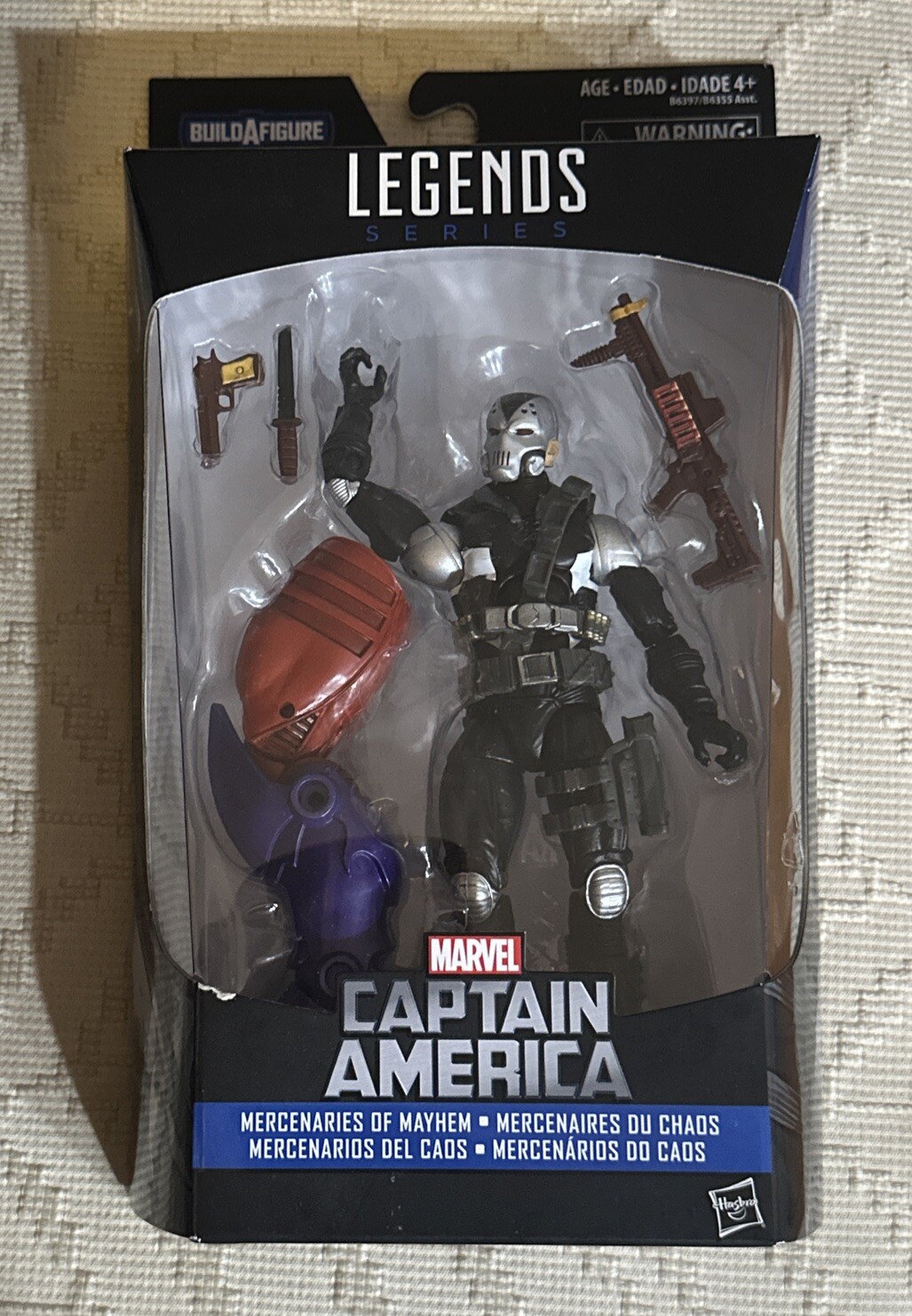 MARVEL LEGENDS CAPTAIN AMERICA MERCENARIES OF MAYHEM DEMOLITION MAN ...