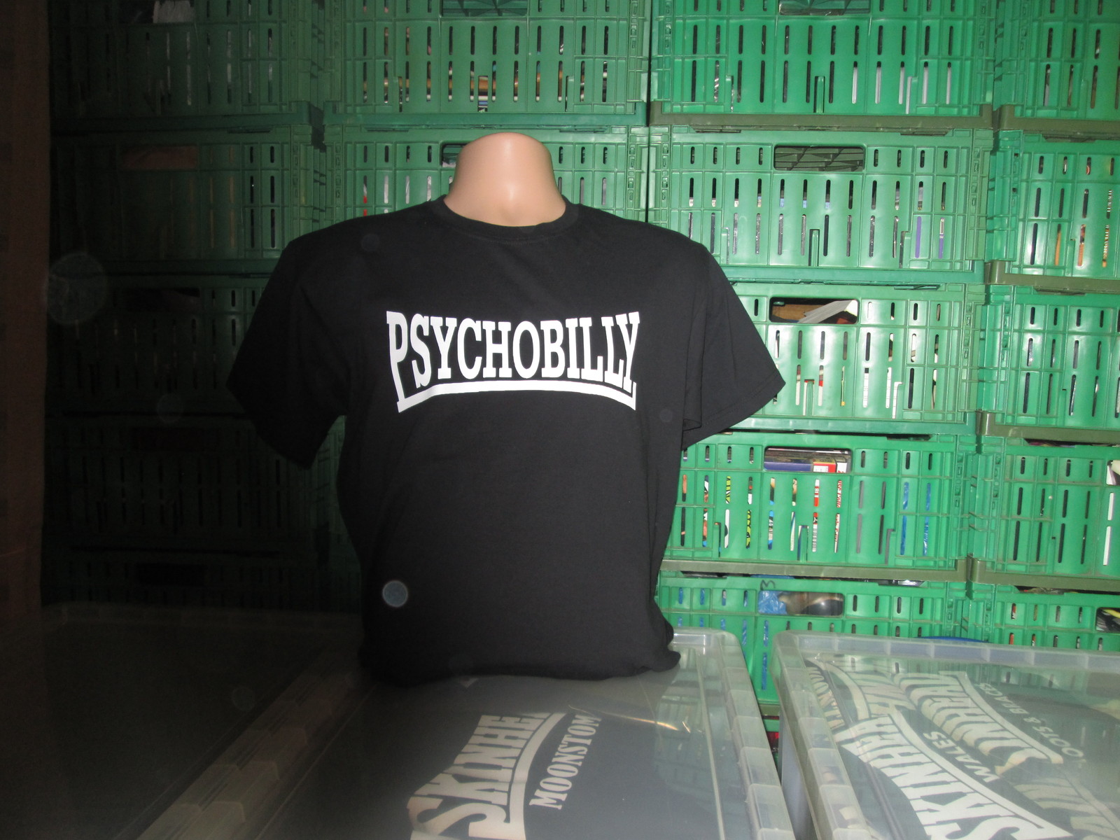 T SHIRT PSYCHOBILLY LOGO T36 BLACK | eBay UK