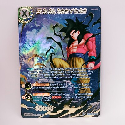 SS4 Son Goku, Protector Of Earth - BT11-034 SPR Foil - Dragon Ball Super Card NM | eBay Australia