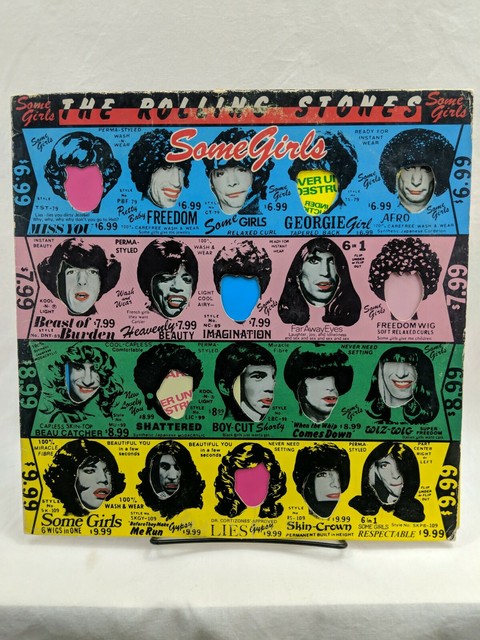 rolling stones some girls original album cover value Glittered rolling ...