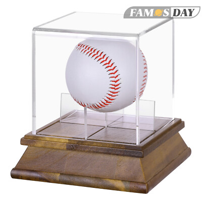 Clear Acrylic Baseball Display Case Cube Box for Autographed Balls ...