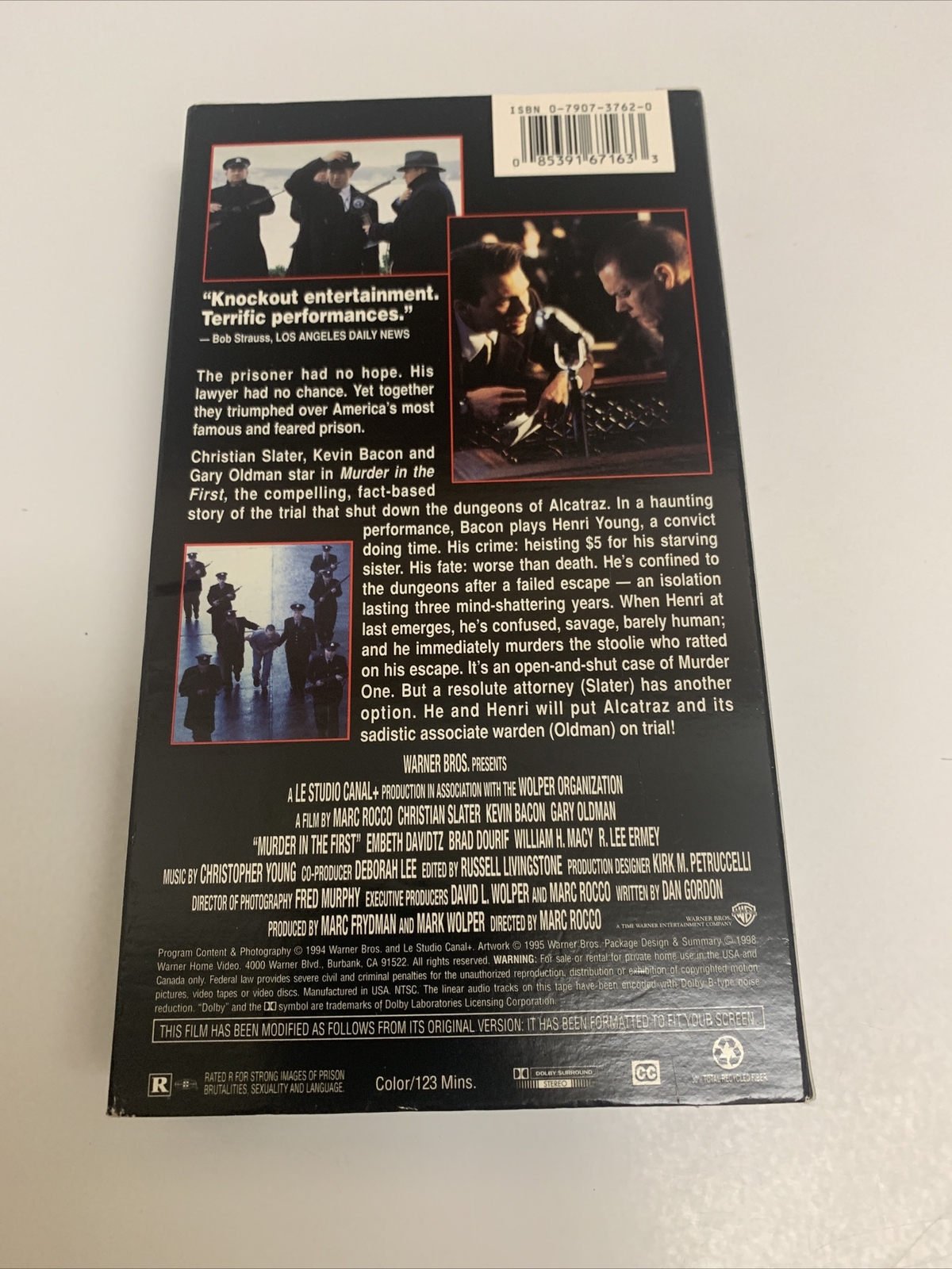 Murder in the First VHS Movie 1995 85391671633 | eBay