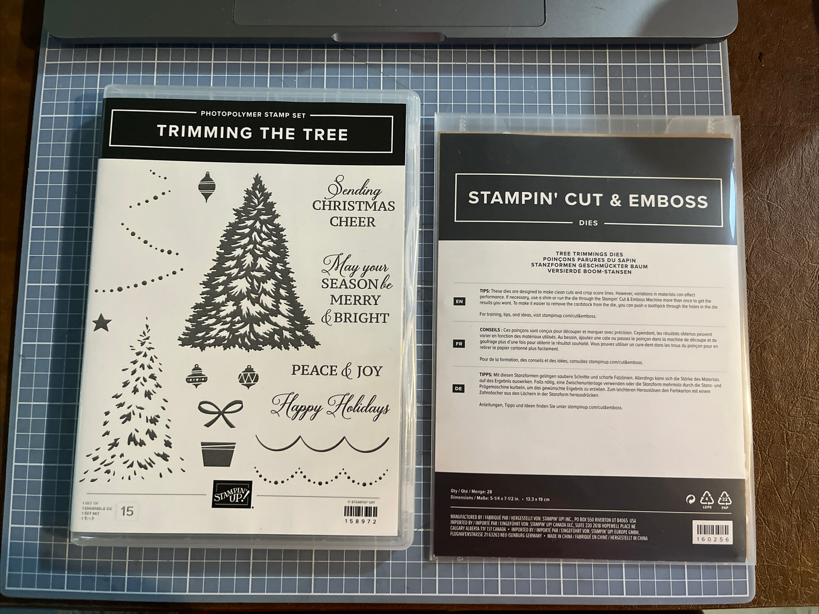 **PREOWNED** Stampin Up Christmas Stamps Sets and Die Bundles**RETIRED ...