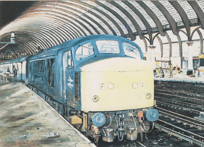 ENGLAND - "Class 46 at York" by John Storey ( painting ) | eBay