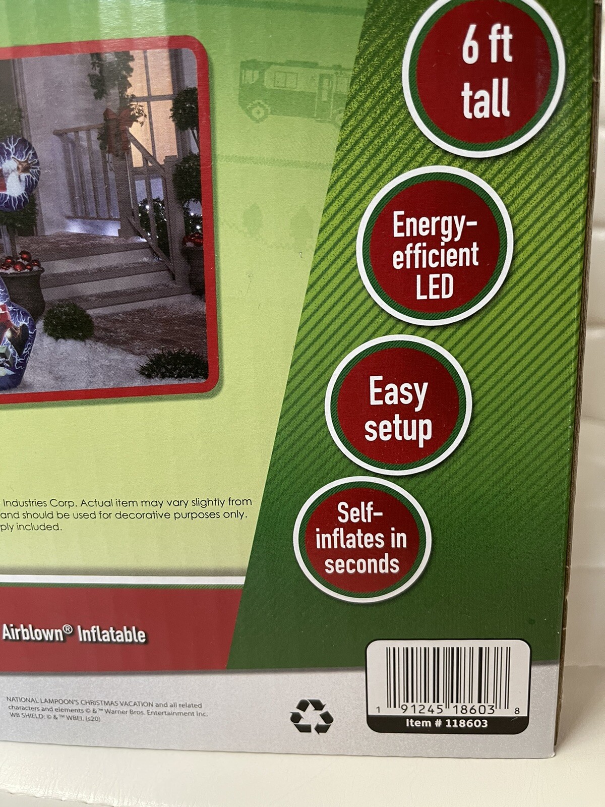 NATIONAL LAMPOONS xmas Vacation Photorealistic 6ft inflatable Clark ...