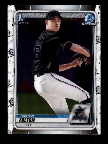 2020 Bowman Draft Chrome #BD-131 Daxton Fulton Miami Marlins | eBay