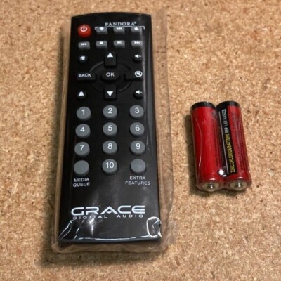 Grace Digital Audio Pandora Remote Control NEW w/ BATTERIES | eBay