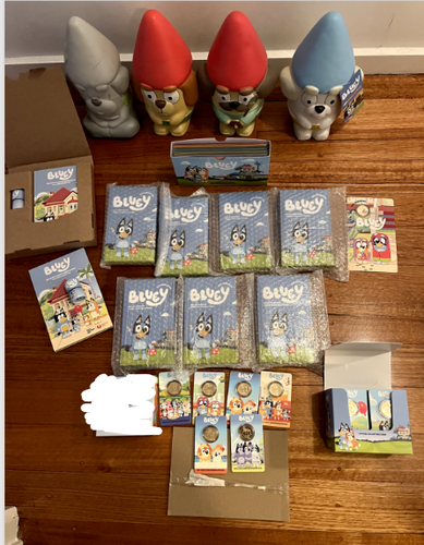 BLUEY COIN + COLLECTABLES BUNDLE 20+ RARE ITEMS RAM COINS | INSANE ...