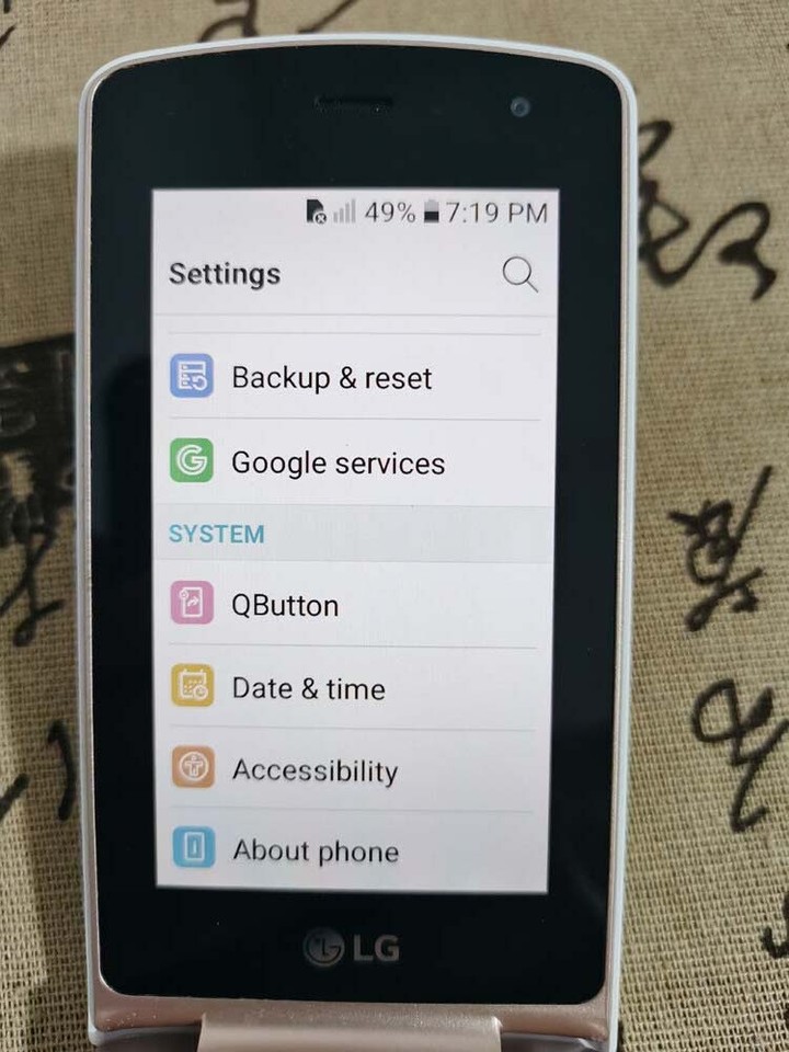 LG Smart Folder (LGM-X100S) 16GB ROM Flip Button LTE Unlocked ...
