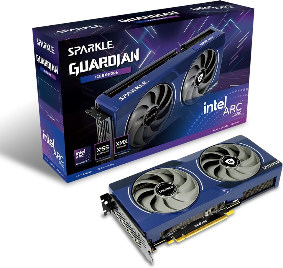 Sparkle Intel Arc B580 Guardian Graphics Card 12 GB GDDR6 Video Card ...