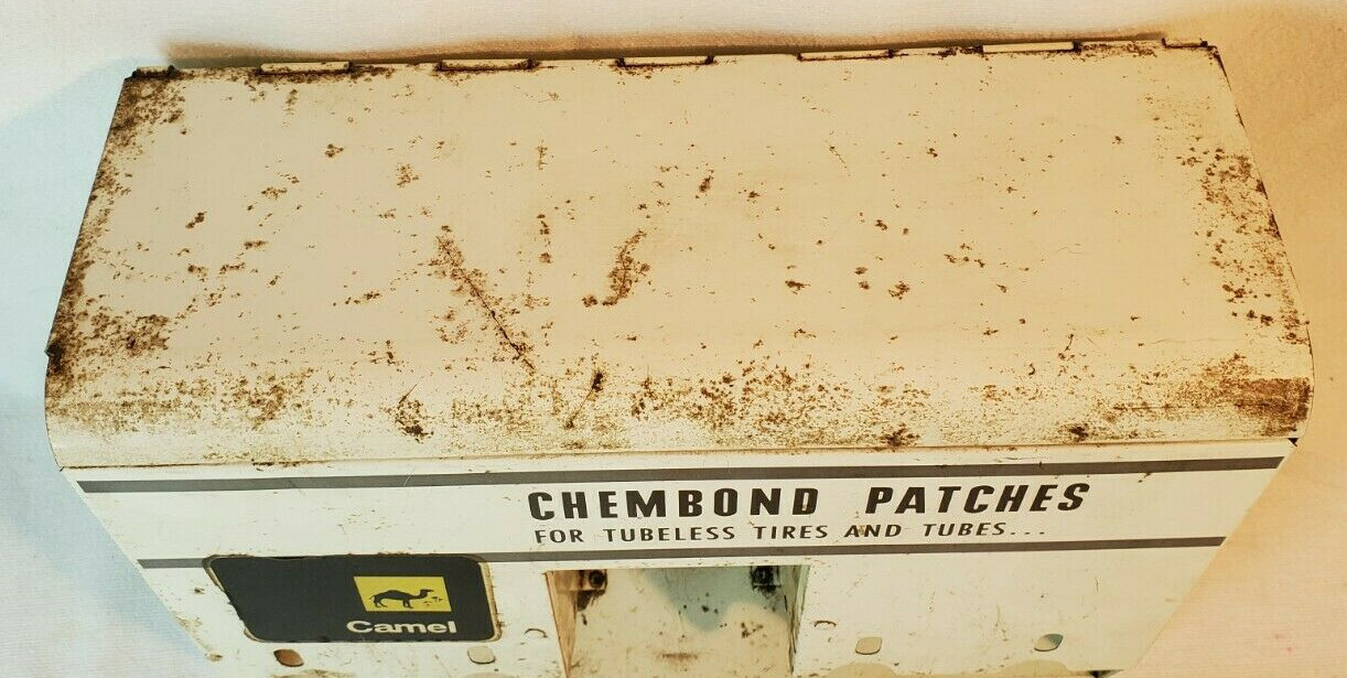 VTG CHEMBOND / CAMEL TIRE PATCH REPAIR GAS SERVICE STATION CABINET ...