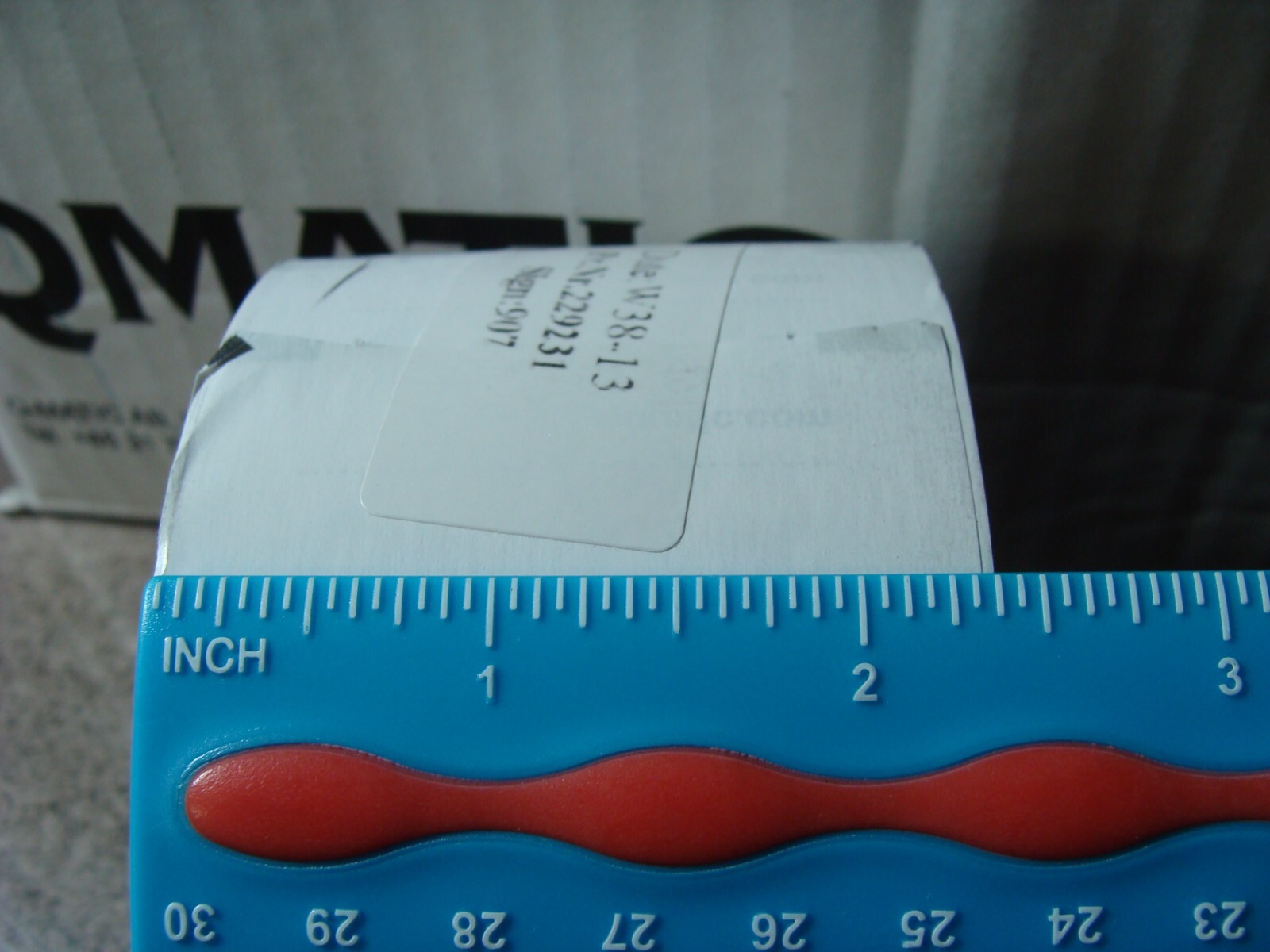 Q-MATIC 10900085 THERMAL TICKETROLL 2000 TICKETS/ROLL 24 ROLLS PER BOX ...