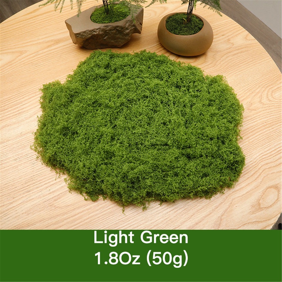 Artificial Green Moss Micro Landscape Fake Moss Garden Crafts Home ...