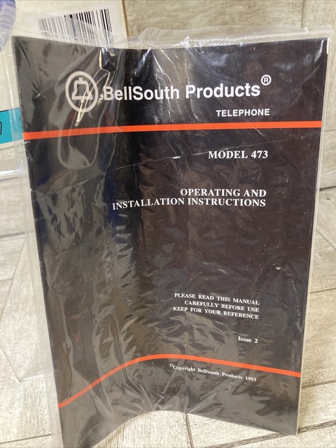 Vintage BellSouth Model 473 Telephone Blue Color for sale online | eBay