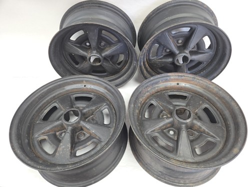 Set Of 4 1970s Pontiac Rally 11 Wheels 15x7 Code JJ HW OEM GM | eBay