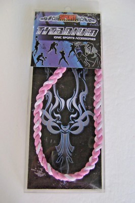 TITANIUM IONIC SPORTS ACCESSORIES PINK ION TECHNOLGY NECKWEAR ~ NEW | eBay