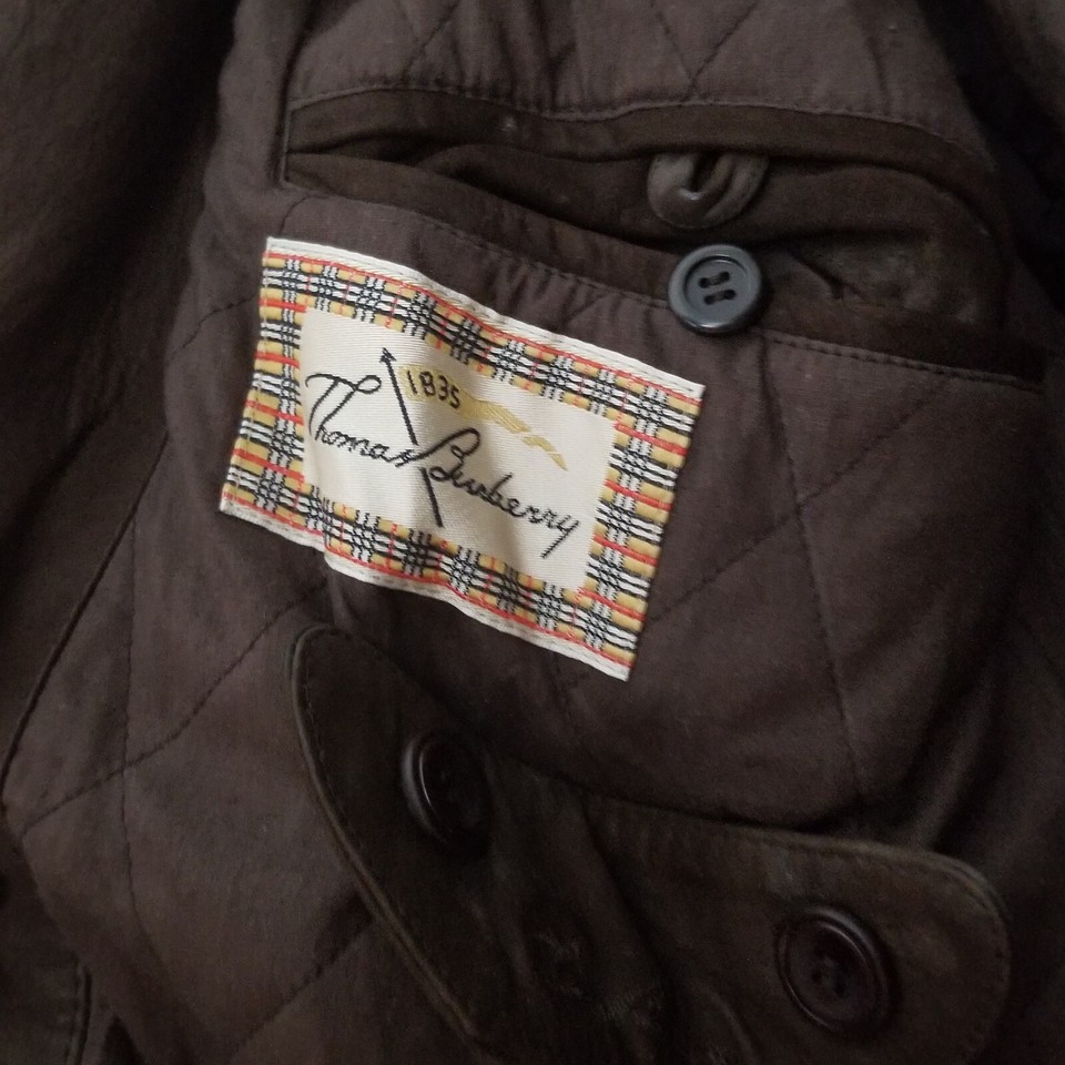 Rare Vintage Burberry Men's Suede Coat From The THOMAS BURBERRY ...