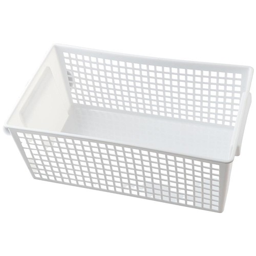 Large Capacity Storage Basket White Portable Basket Bathing Basket Home ...