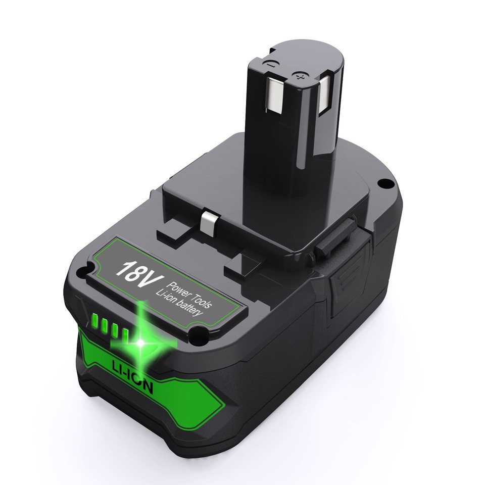 Replace 18V 8.0AH For Ryobi P108 One Plus Lithium Battery RB18L50 ...