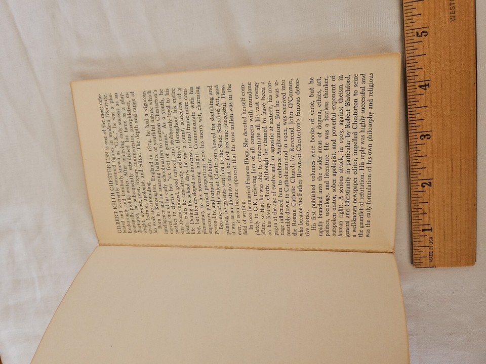 Vintage Orthodoxy by G K Chesterton 1959 paperback Christianity ...