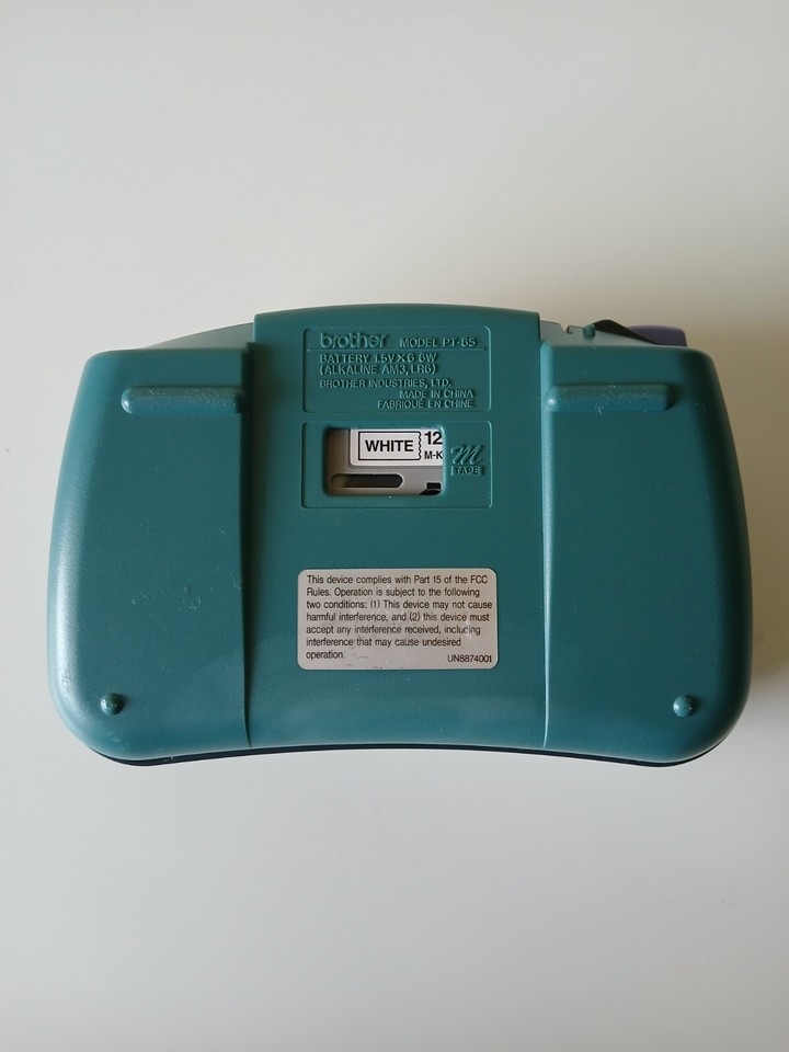 Brother Portable Label Maker Model PT-65 P-Touch Home And Hobby M Tape ...