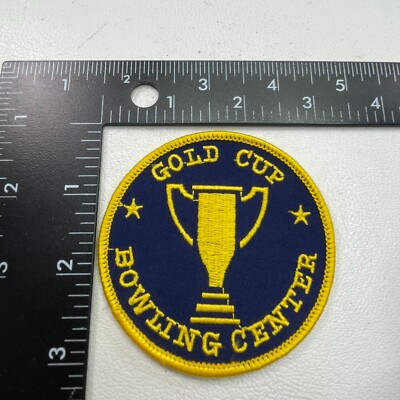 GOLD CUP BOWLING CENTER Bowling Patch 251D | eBay