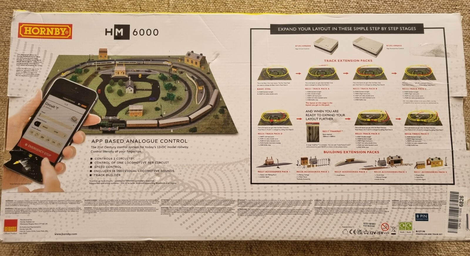 Hornby Set R1271M - iTraveller 6000 Train Set -- NEW (damage to box ...