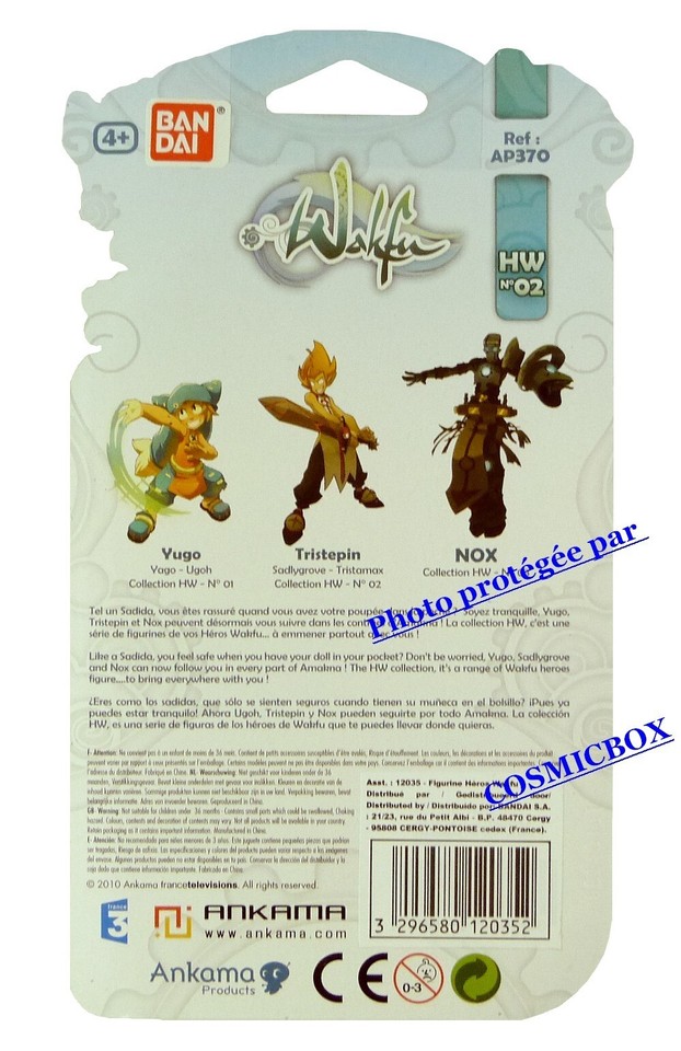 WAKFU figurine TRISTEPIN hw figure figuren Dofus ankama sous blister ...