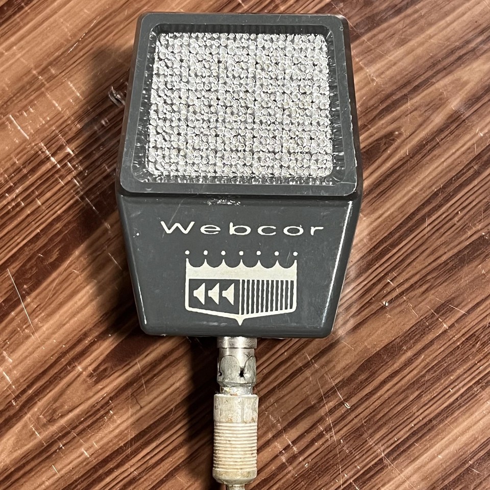 Vintage Webcor Regent Reel to Reel Tape Recorder EP2005-1 Microphone Case USA | eBay