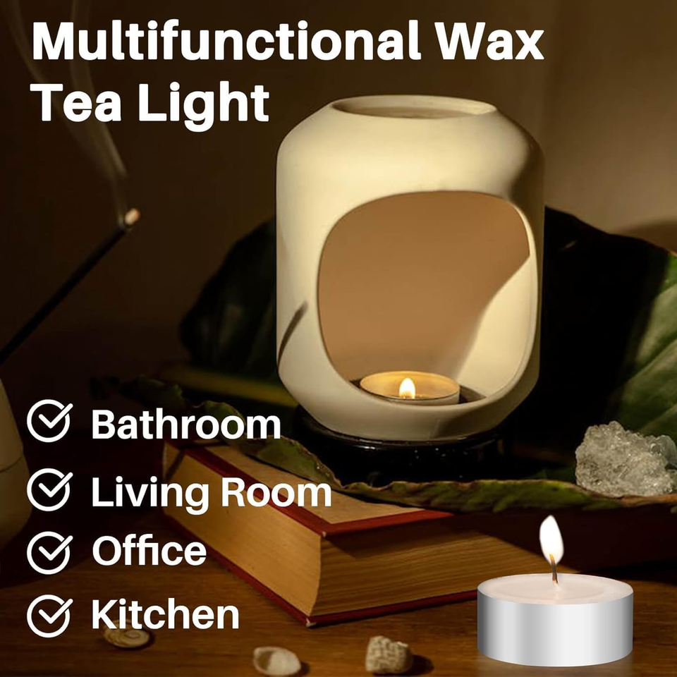 Tealight Candles - Tea Lights Candles Unscented Tea Tree Lights Mini ...