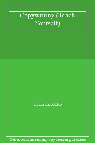 Copywriting (Teach Yourself) By J. Jonathan Gabay 9780844240121 | eBay ...