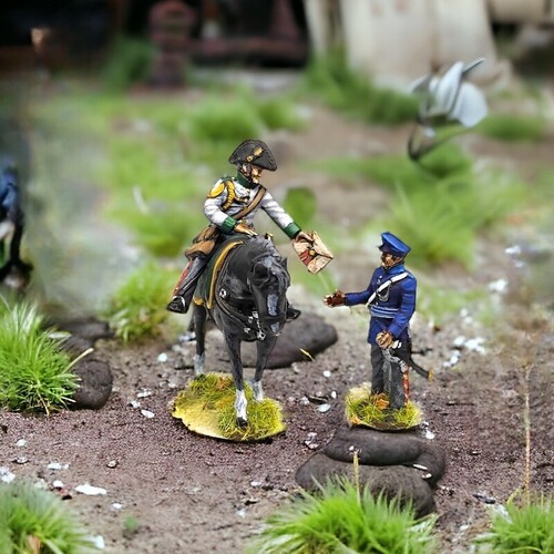 Napoleonic Prussian ADC and Officer 28mm Waterloo , Wargames Collectors ...