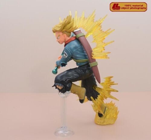 Anime Dragon Ball Z Super Saiyan Trunks Big Sword Effect Figure Statue ...