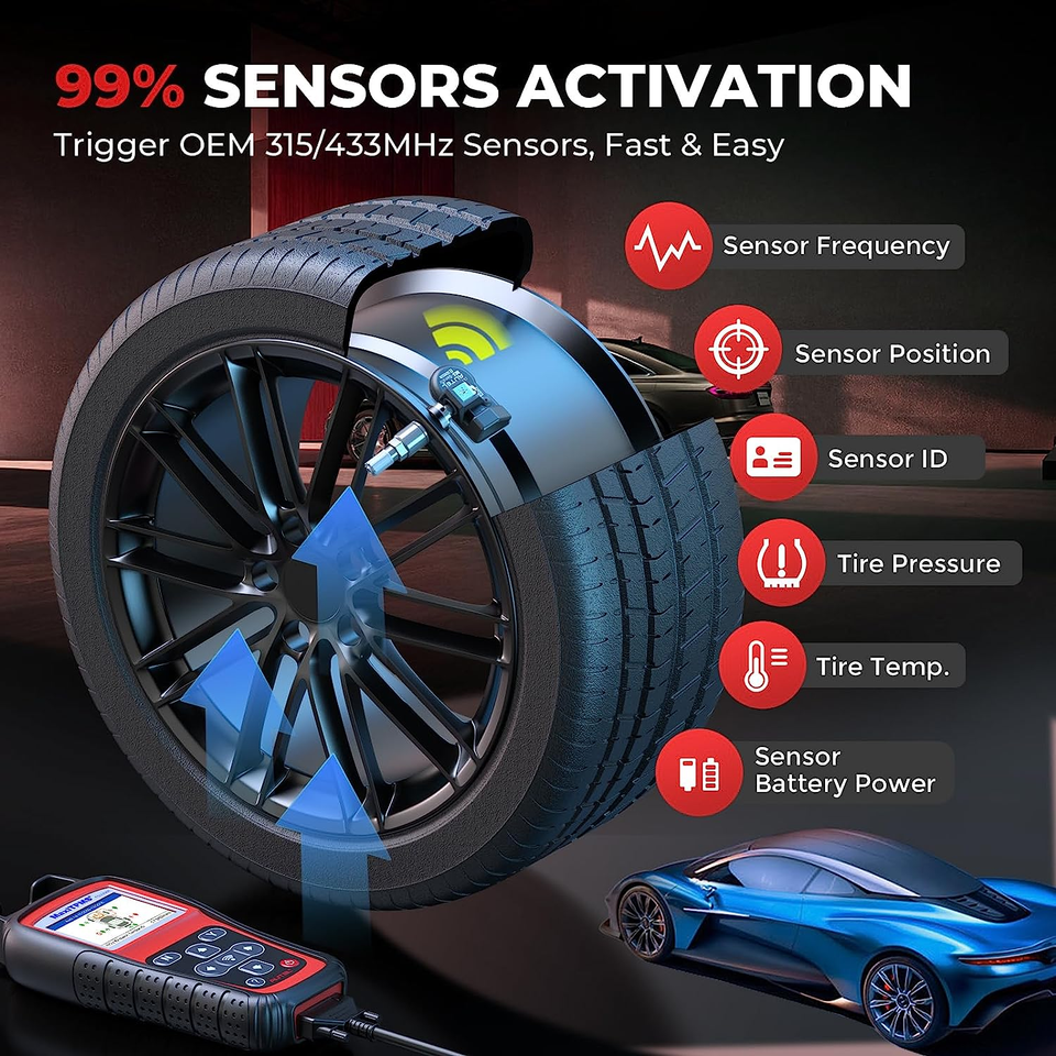 Autel TPMS Programming Tool TS508WF Program Autel TPMS Sensors TPMS ...