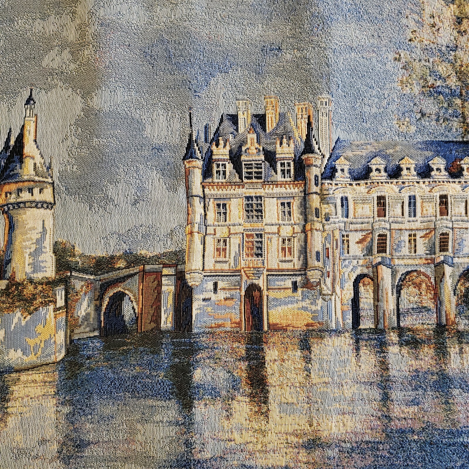 Chateau de Chenonceau Belgium Flemish Tapestry Metrax-Craye 34" x 27 ...
