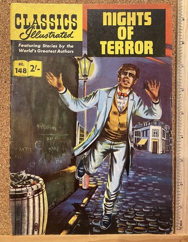 VINTAGE CLASSICS ILLUSTRATED NIGHTS OF TERROR AUSTRALIAN COMIC 148 NO ...