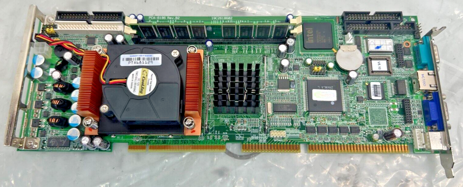 ADVANTECH PCA-6186 REV.B2 PCA-6186VE W/ CPU + RAM T5-A2 | eBay