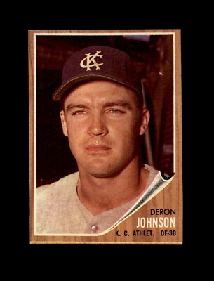 1962 Topps Baseball #82 Deron Johnson (Athletics) NM | eBay