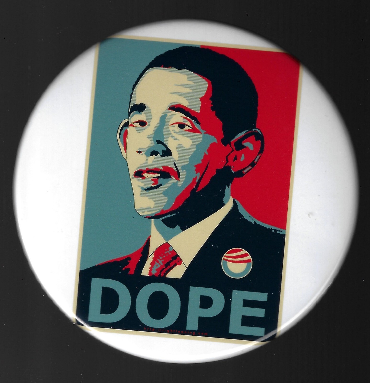 2008 anti-Barack Obama Presidential Campaign Pin #3 Off His Slogan ...