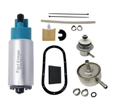 Fuel Pump with Regulator and Fuel Filter for Harley Davidson 00-01 ...