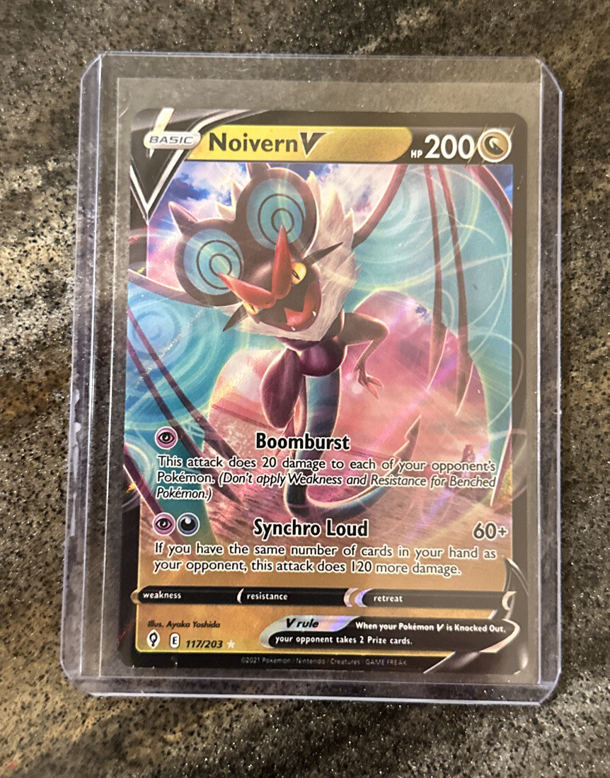 Pokémon TCG Noivern V Evolving Skies 117/203 Ultra Rare NM/M | eBay