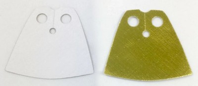 LEGO Disco Robin Soft Shiny Gold & White Cape for Minifigures ...