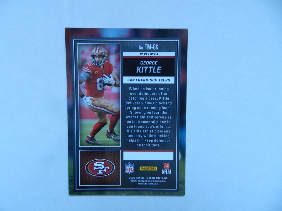George Kittle 2023 Panini Mosaic Touchdown Masters #TM-GK San Francisco ...